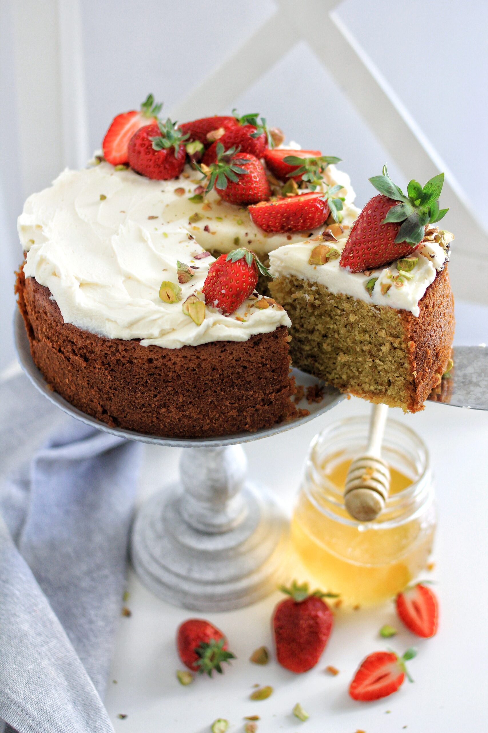 Tort cu fistic & cremă mascarpone - Can't boil an egg