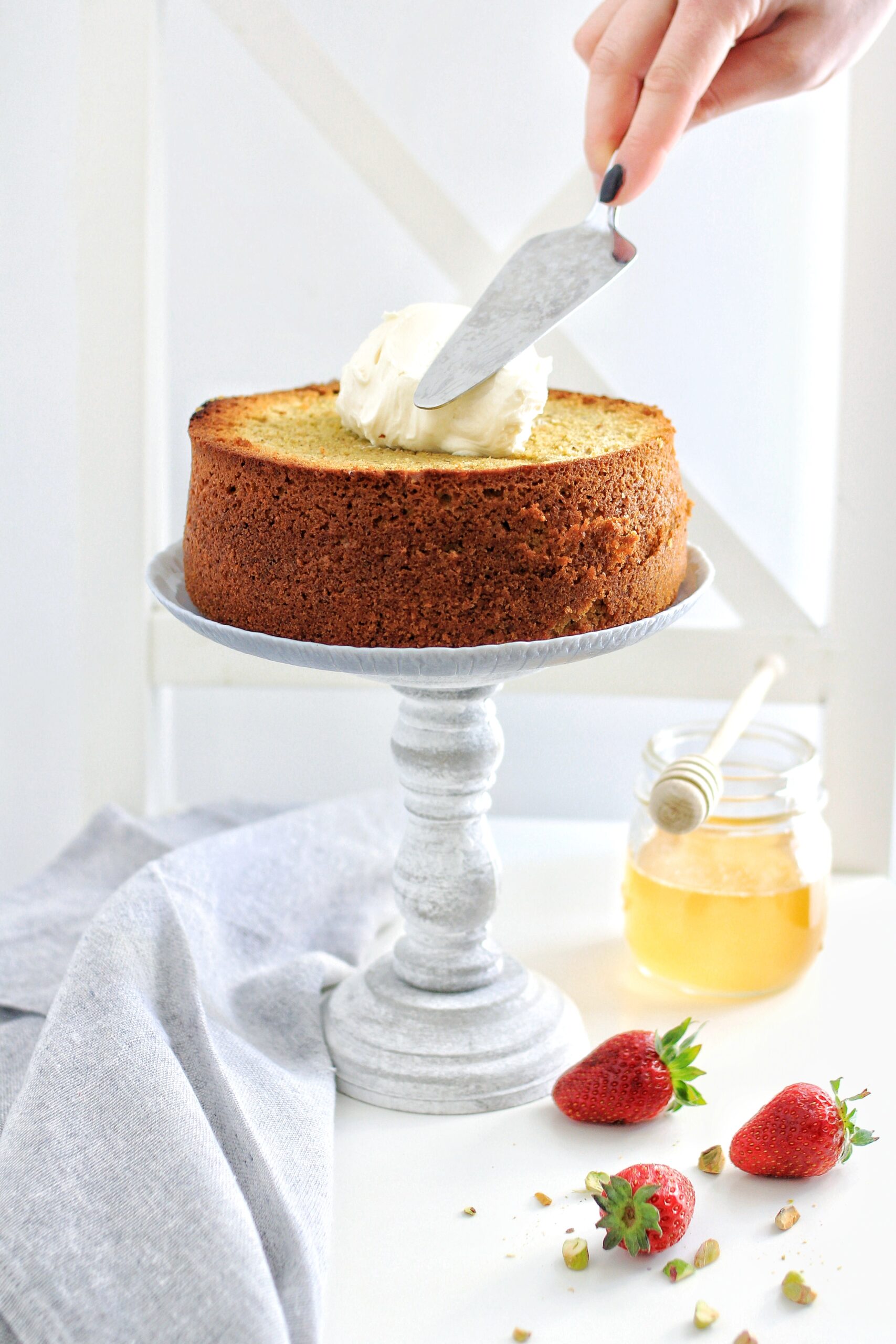 Tort cu fistic & cremă mascarpone - Can't boil an egg